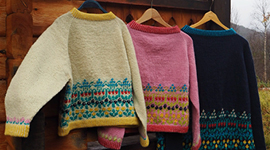 Friluftslivets år 2025-genseren - strikkeoppskrift - KFUK-KFUM-speiderne